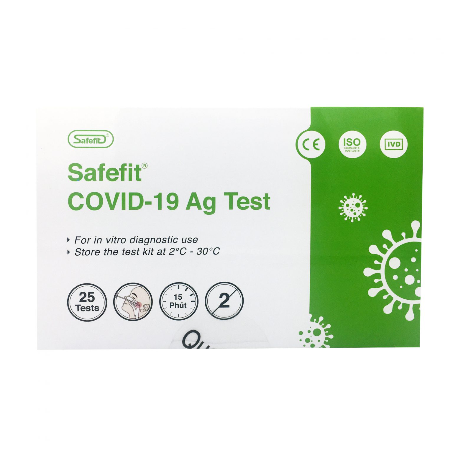 Safefit COVID-19 Ag Test - Công Ty Công Nghệ Cao Su Việt Nam - VRT