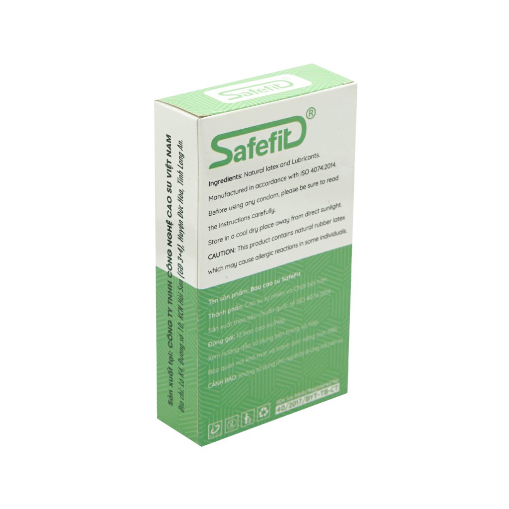 Safefit Ultrathin 12pcs/box - Công Ty Công Nghệ Cao Su Việt Nam - VRT